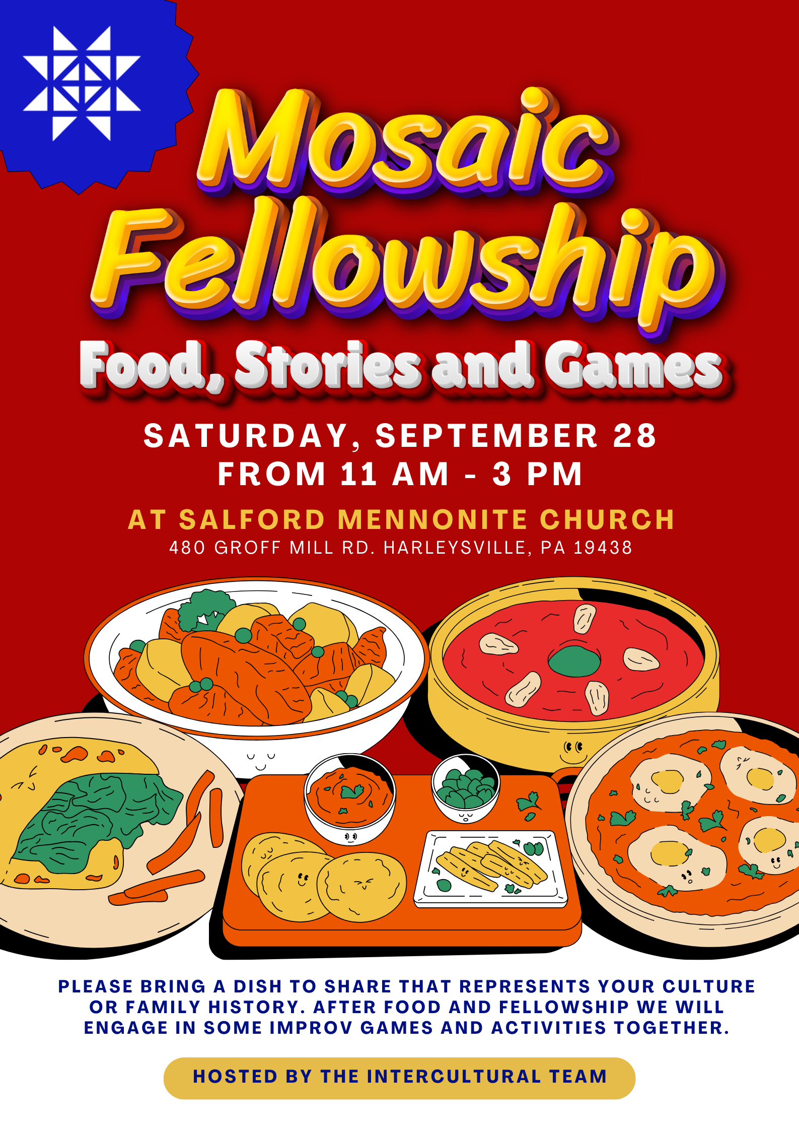 Intercultural Potluck RSVP - Mosaic Mennonites
