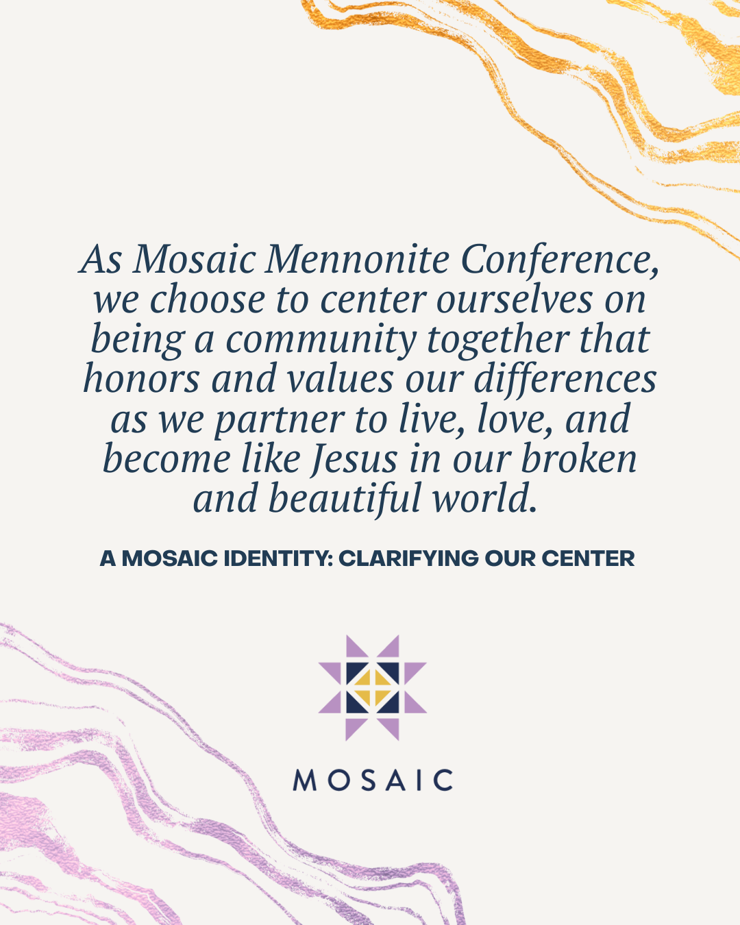 Mosaic Board Recommends Discontinuing Membership with MC USA, Affirms ...