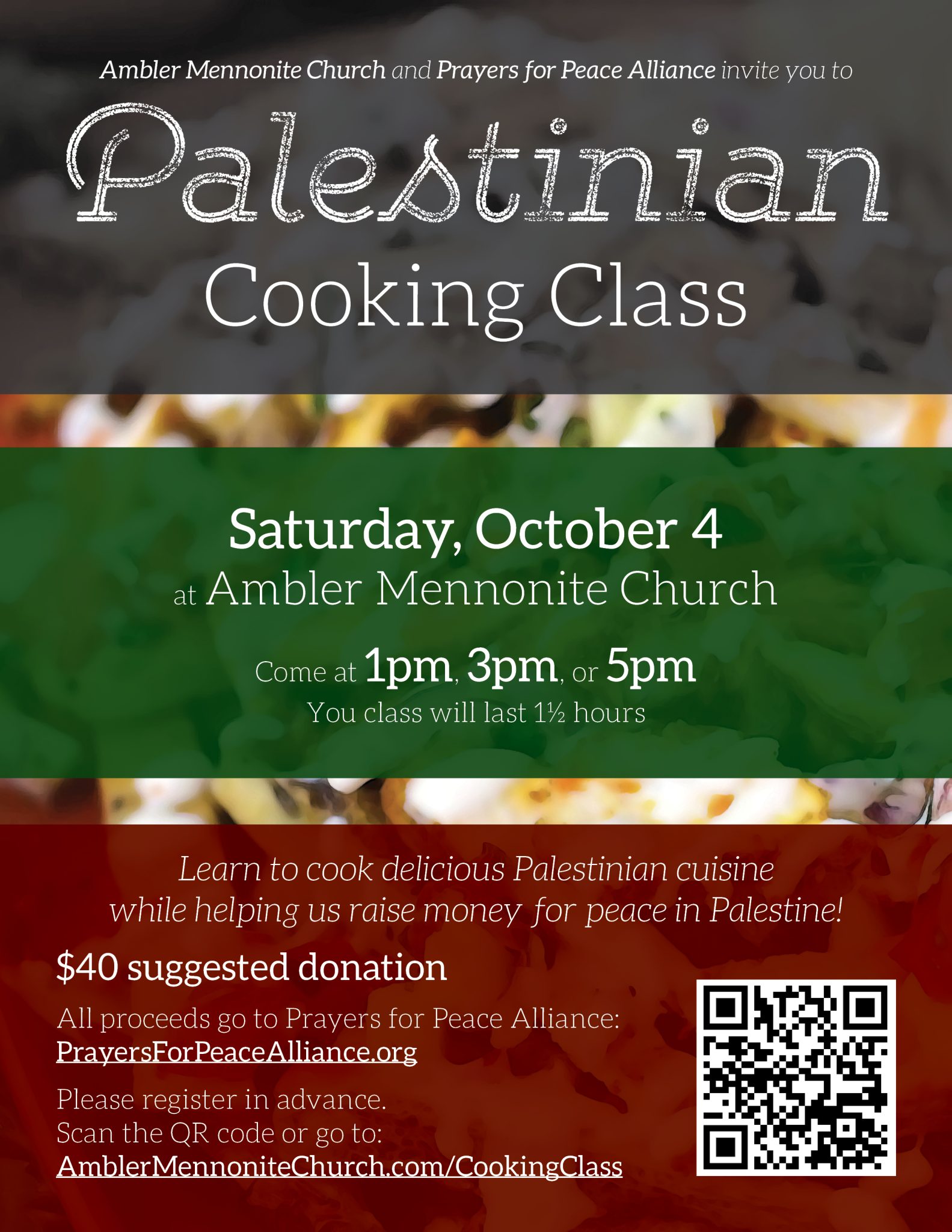 Cooking for Palestine - Mosaic Mennonites